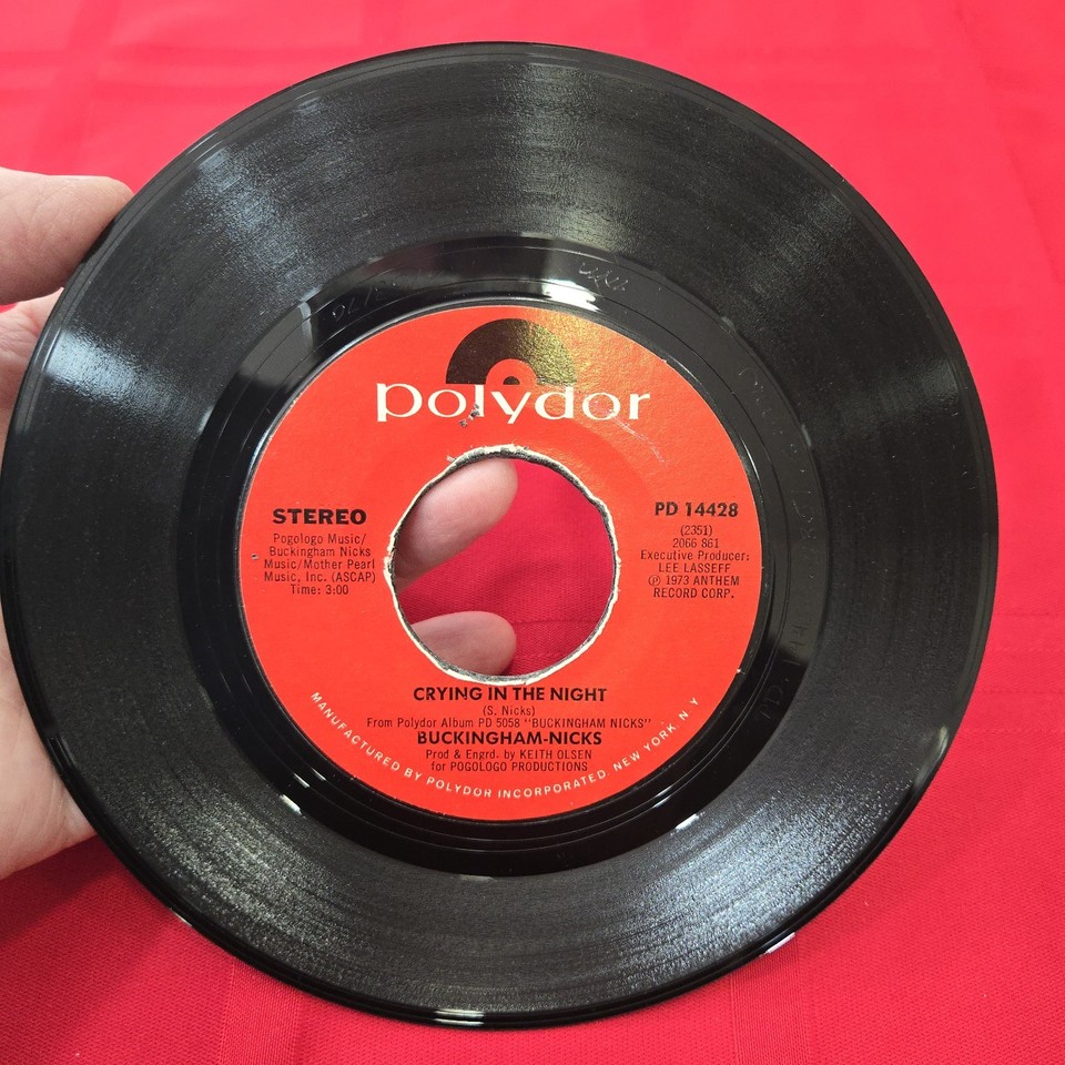 Buckingham Nicks, Cying In The Night 45 | eBay