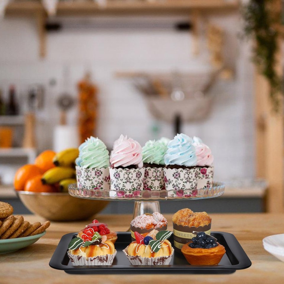 Flat Baking Sheet Rectangular Cake Pans Mini Loaf Trays for Oven | eBay ...