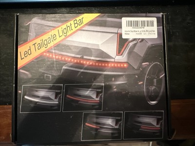 Red LED Tailgate Light Bar 6 inch 5-Function Strip for Pickup Trailer ...
