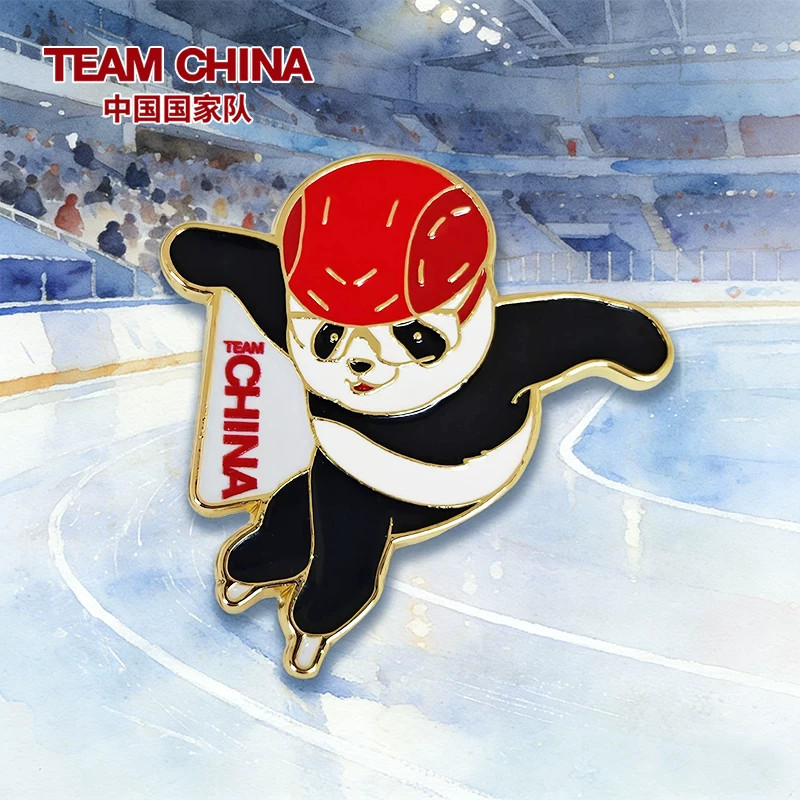 Milano Cortina 2026 Official - Bobsleigh - Panda Pin Gift official ...
