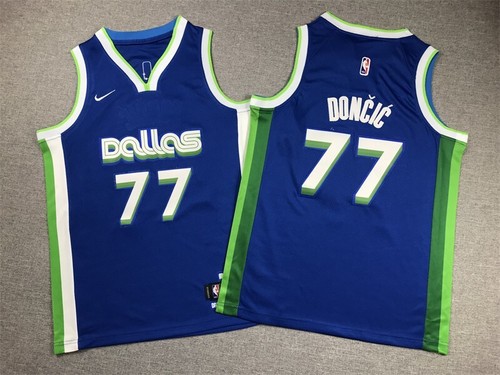 Dallas Doncic Basketball Jersey Kids #77 Luca Basketball Jersey ...
