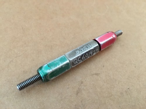 ALAMEDA 8 .164-32 UNC 2B THREAD SET PLUG GAGE GO HI P.D.'S = .1437 ...