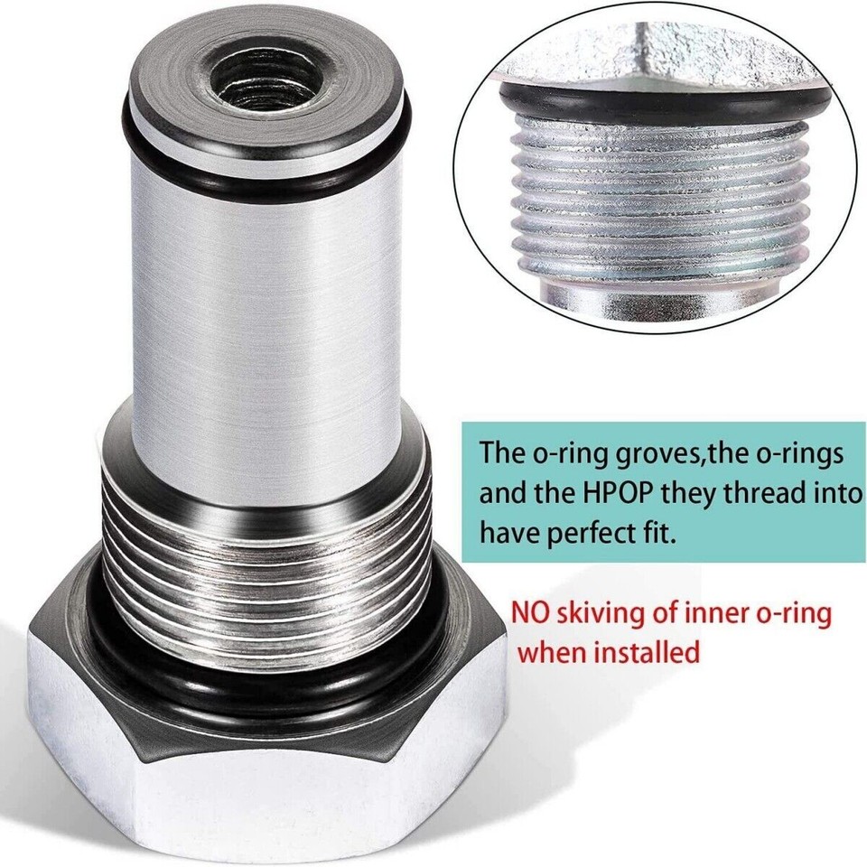 6.0 High Pressure Oil Pump IPR Valve Air Test Fitting Tool for Ford ...