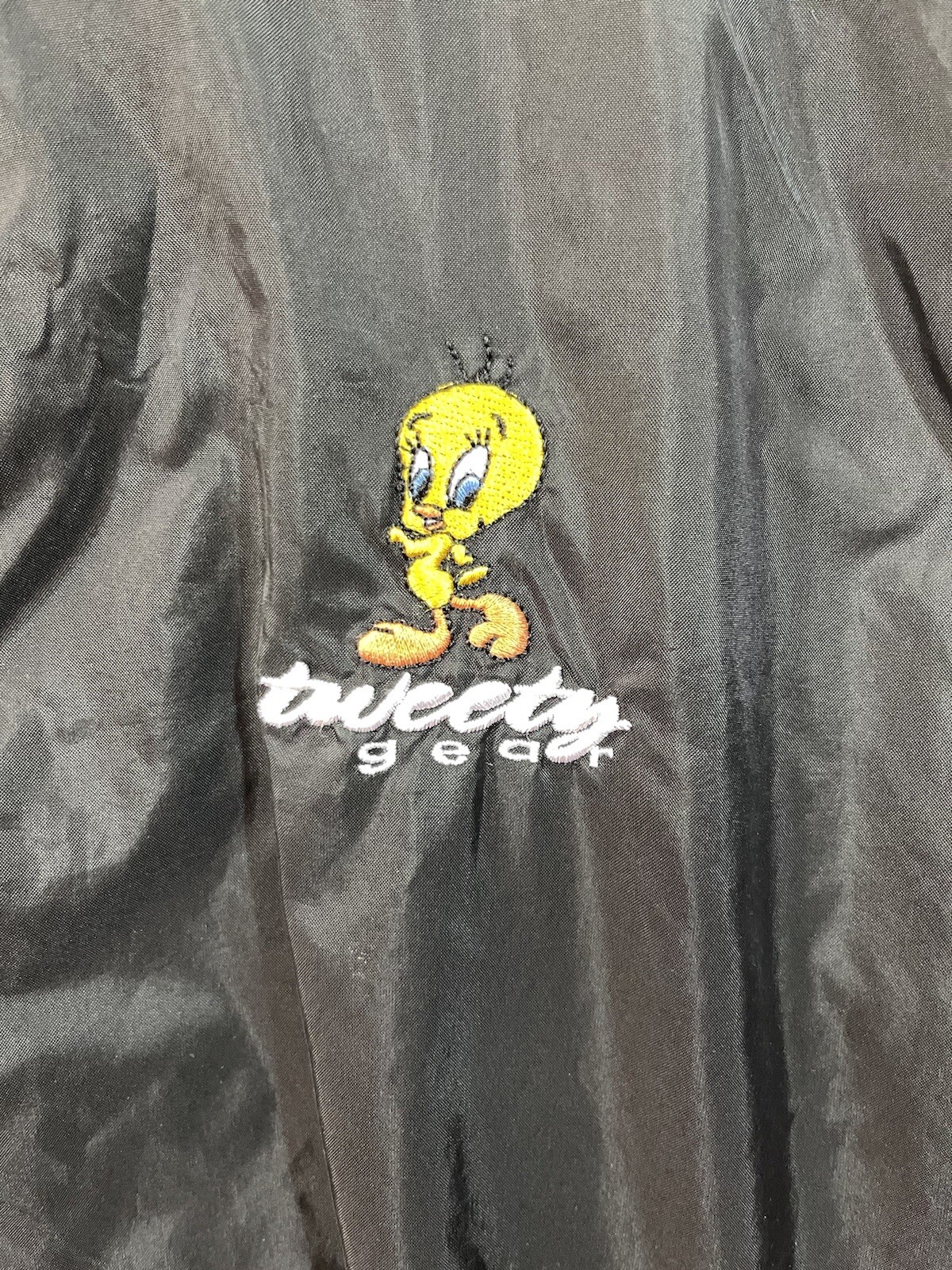 VTG 1999 Warner Bros Looney Tunes Tweety Hooded Windb… - Gem