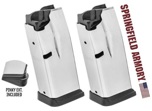2 - Springfield Armory HELLCAT 10 Round Magazine 9mm 10rd Pinky Mag ...