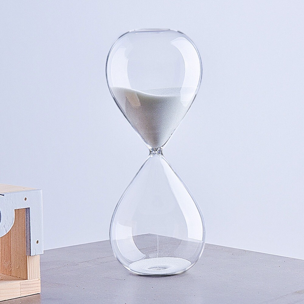 15/30 Minutes Glass Hourglass Timer Crafts Decoration Valentine's Day ...