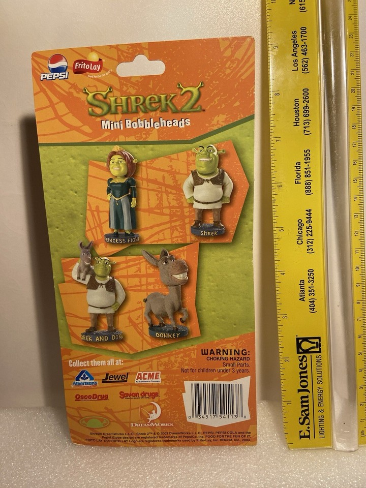 Shrek 2 - Mini Bobble Heads- Shrek Figurine - New in Package - 2003 | eBay