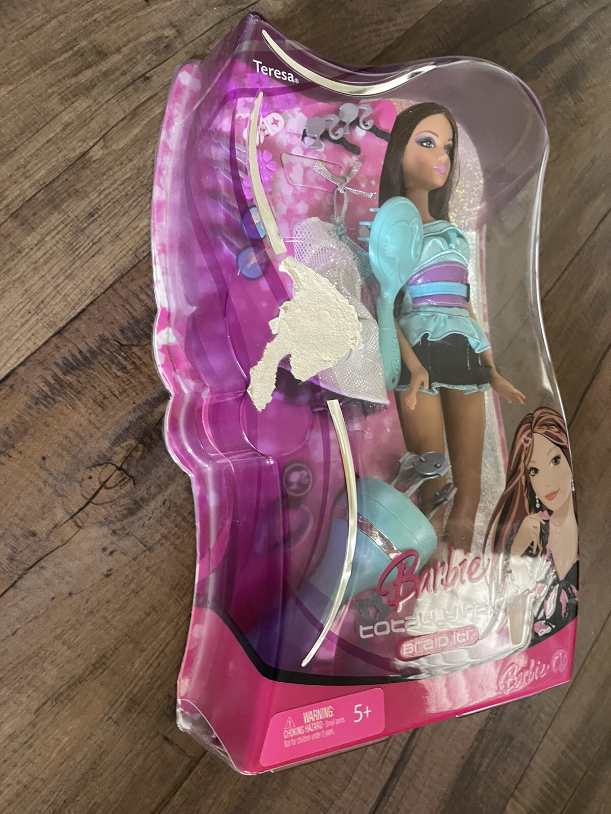 2007 Barbie Totally Hair Braid It Teresa Doll Playset Make braids for ...