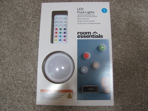 New 4pk Battery Operated Puck Lights - Room Essentials: LED, Tap ...