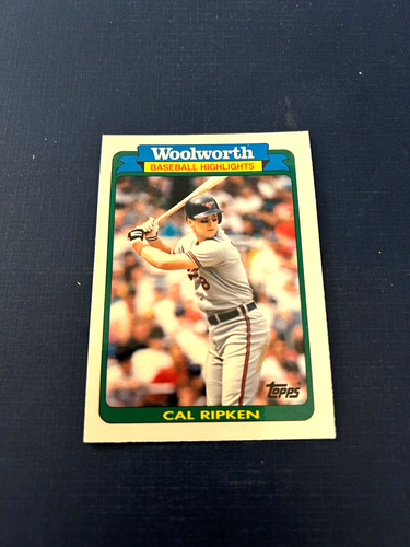 1990 Topps Baseball Woolworth Cal Ripken Jr. #19 HOF Factory Set Break ...