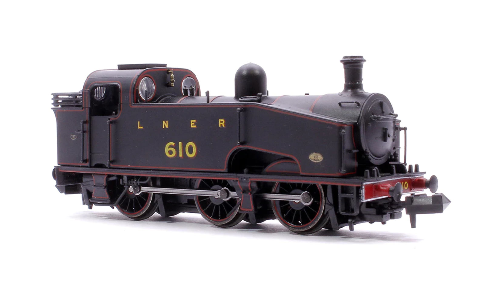 Sonic N Gauge Class J50 LNER Black (Red Lining) 0-6-0 Tank Locomotive ...