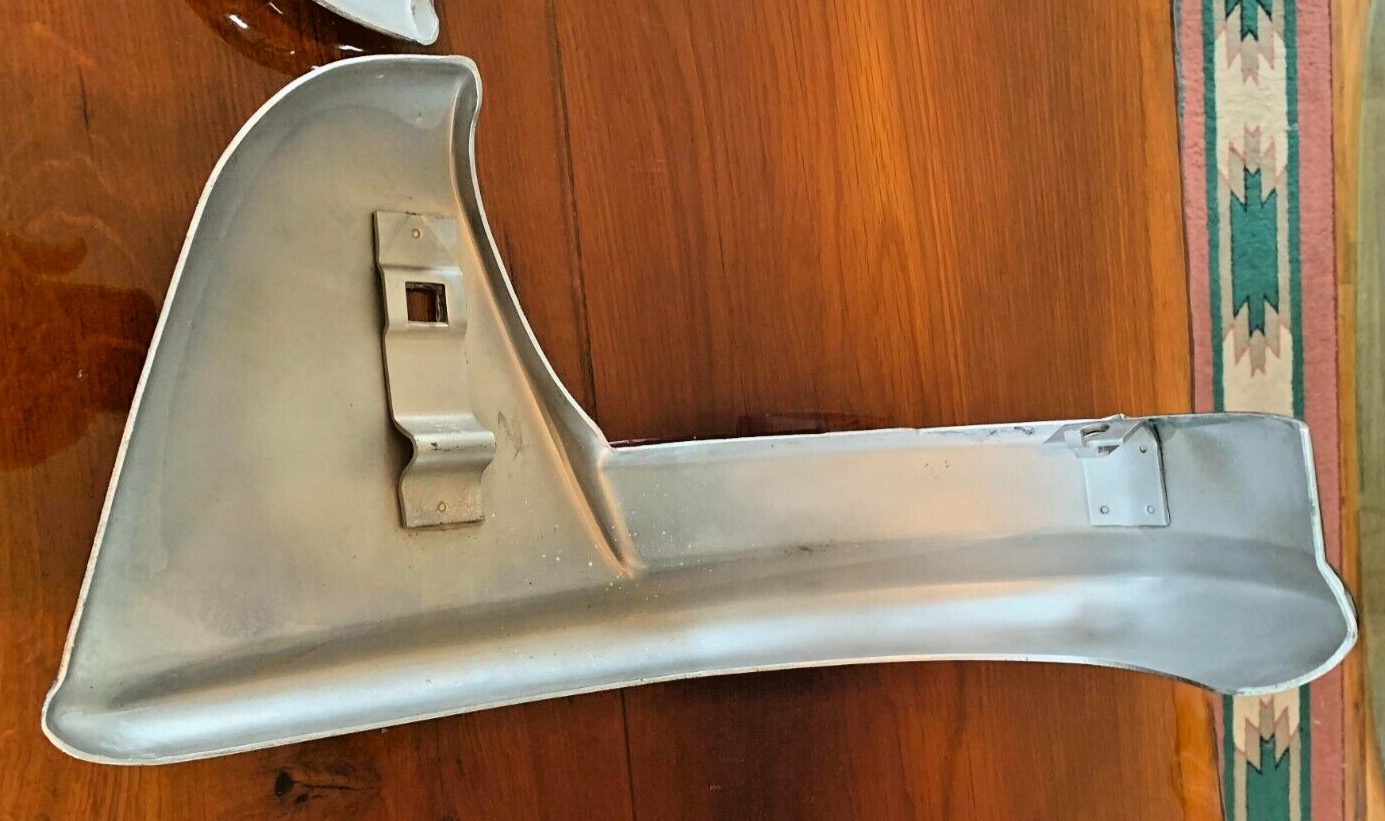 1955 CHEVY BUMPER GUARDS ACCESSORY WING TIPS FRONT & REAR NOS | eBay