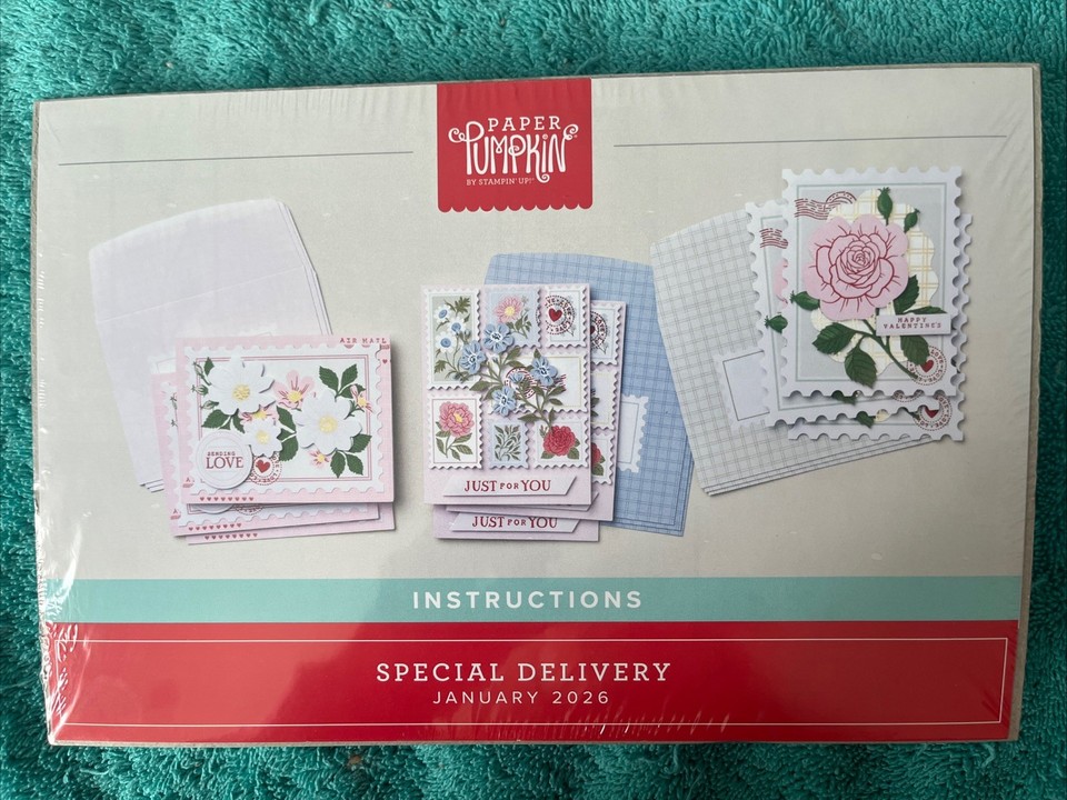 Stampin' Up! Paper Pumpkin ~ SPECIAL DELIVERY Card Kit ~ January 2026 ...