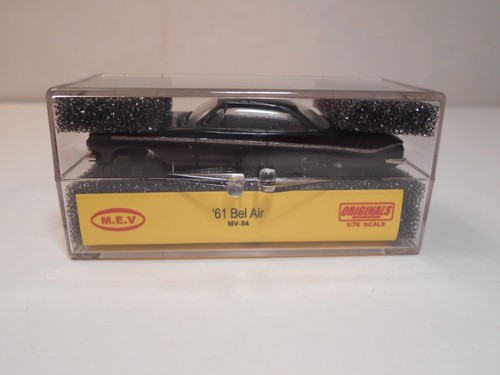 MEV (MV-54) - HO Slot Car Body - '61 Chevy Bel Air - Black - Fits T-Jet ...