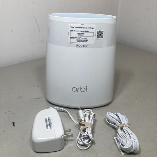 Netgear Orbi RBR40 AC2200 Tri-Band WiFi Router Whole Home Internet Mesh ...