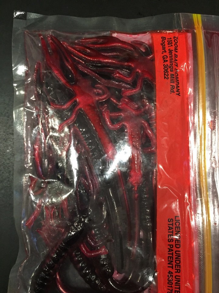 Zoom Lil Critter Red Shad 3 1/4" 12pkg | eBay