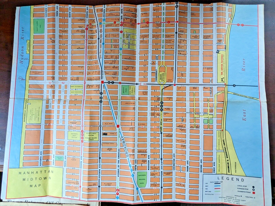 Nester's New York City Map - Includes Five Detailed & Enlarged Maps ...