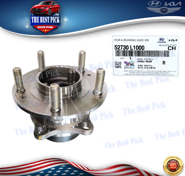 52730-l1000 Hyundai Hub Bearing Assyr 52730L1000 Genuine OEM Part for ...