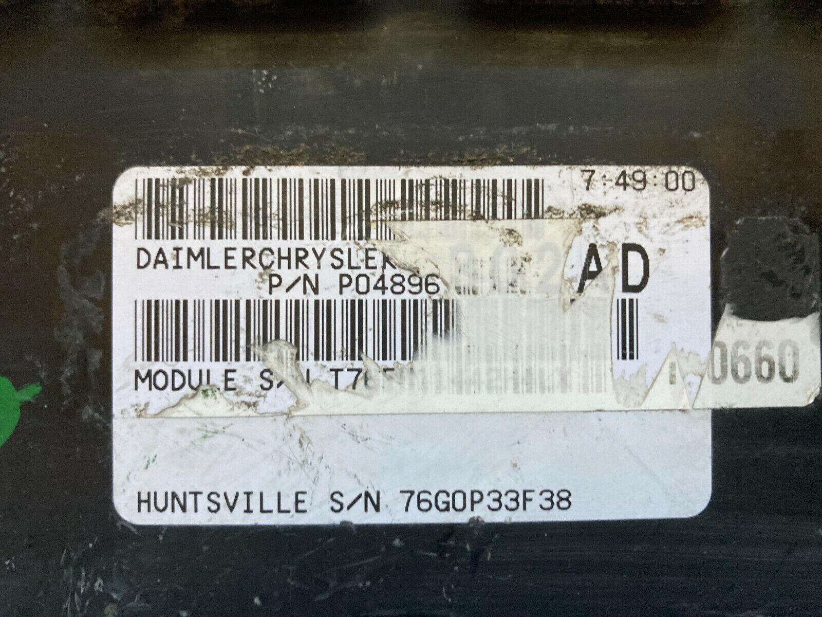 Chrysler 300m Computer Engine Control ECU ECM Module P/n P04896 for ...