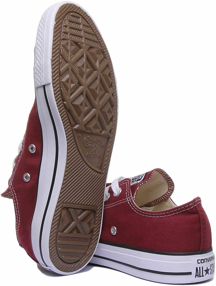 Converse M9691- All Star Converse Ox Unisex Maroon In Maroon Size US 7 ...