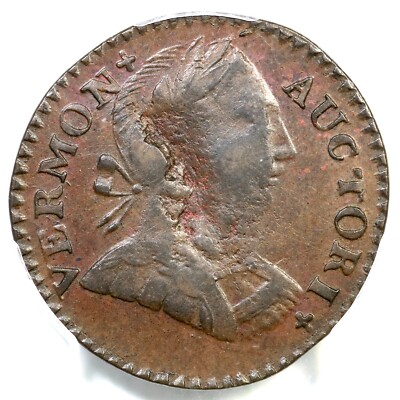1788 RR-25 R-2 PCGS AU 55 Bust Right Vermont Colonial Copper Coin | eBay