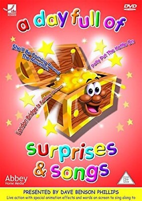 A DAY FULL OF SURPRISES AND SONGS DVD DAVE BENSON PHILLIPS KIDS New ...