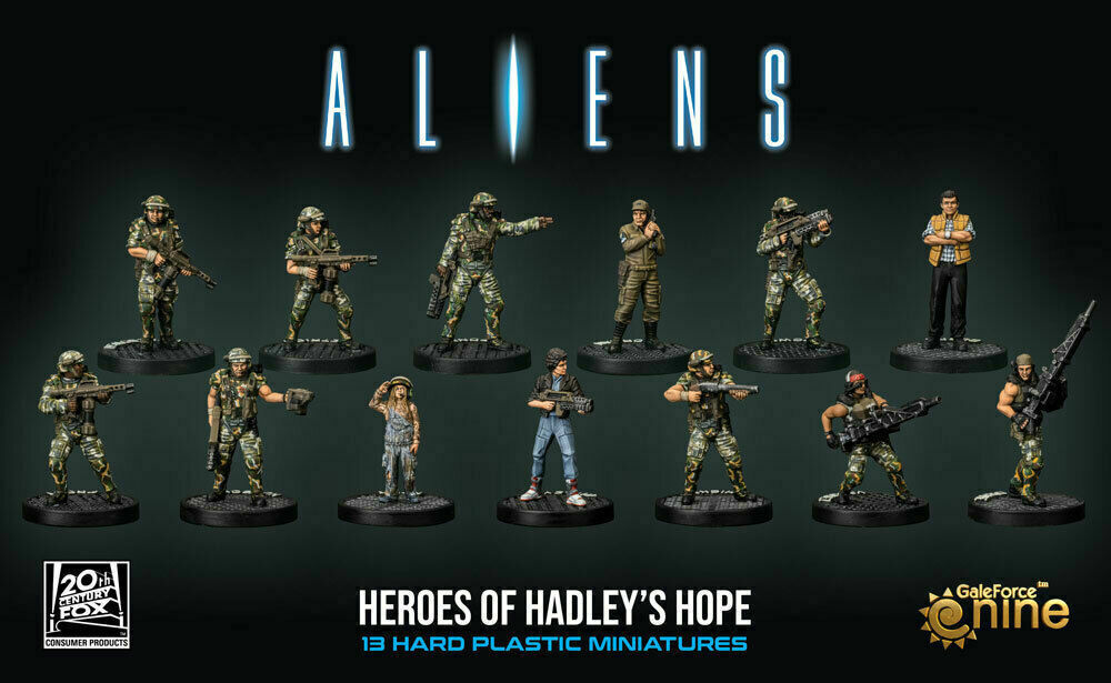 GF9ALIENS16 Gale Force Nine Aliens Miniatures: Heroes of Hadley`s Hope ...