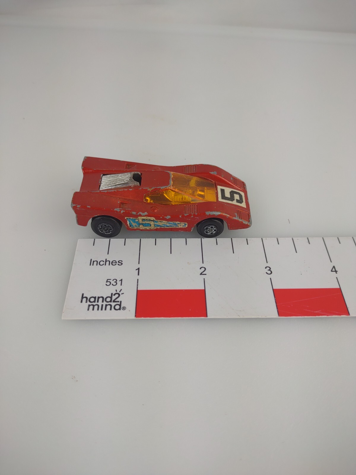 1971 Red Matchbox Lesney Superfast No. 7 Hairy Hustler Orange | eBay