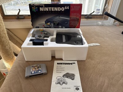 Nintendo 64 Game Console Complete In Box CIB N64 Very Good Condition ...