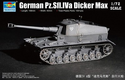 TRU07108 - Trumpeter 1:72 - Pz.Sfl IVa Dicker Max | eBay