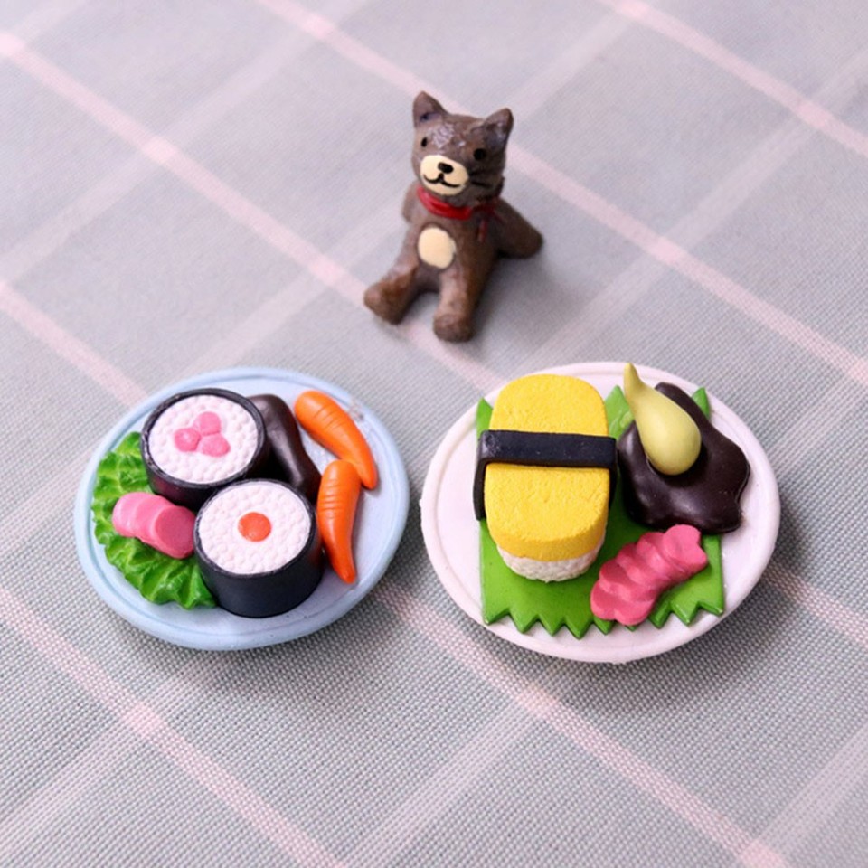 4Pcs Artificial Sushi Model Fake Food Realistic Japanese Food (Style ...