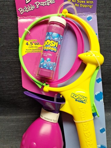 1990's KOOSH Bubbles JUMBA BUBBA Bubble Pumper 14” NIP. Summer Fun HTF ...