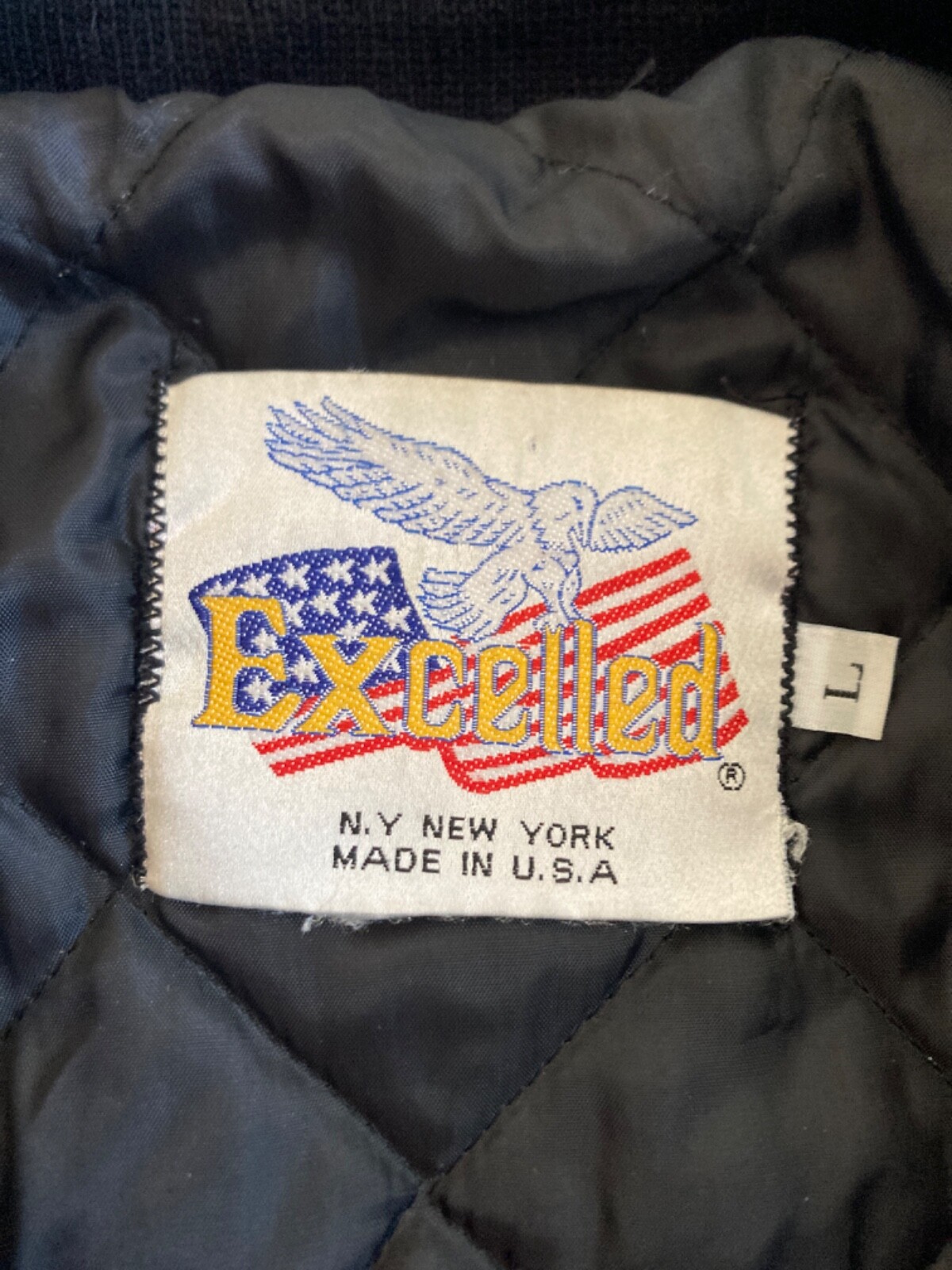 Vintage AK Steel Varsity Jacket Size Mens Large - Gem