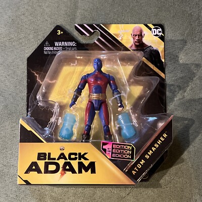 Spin Master DC Movie Black Adam Atom Smasher 4” Figure 1st Edition NEW ...