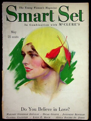 Guy Hoff Illustrated Cover Only Smart Set Magazine May 1929 Pretty Girl ...