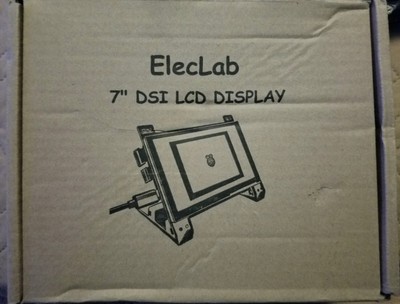 ElecLab Raspberry Pi Touchscreen Monitor 7 Inch DSI Capacitive LCD ...
