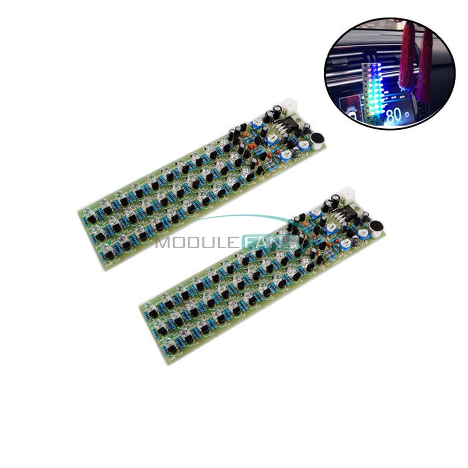 Red/Blue/Green LED Voice Control Level Indicating Electronic Production ...