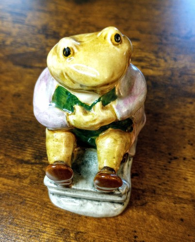 Beatrix Potter "Mr. Jackson" Porcelain Toad Beswick England Figurine ...