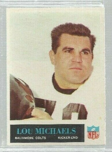 Lou Michaels 1965 Philadelphia NFL Football Card # 7 Colts | eBay