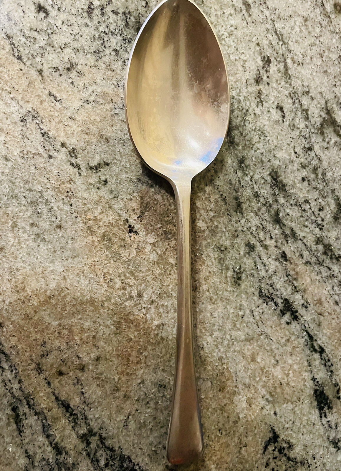 VTG. 1993 Large Silver Soup Spoon 8 3/4” J.L. Ltd. KF.47. 46. “Broad ...