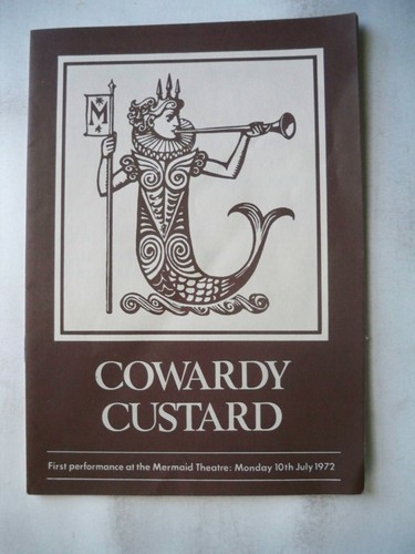 COWARDY CUSTARD Playbill JULIA McKENZIE / ELAINE DELMAR / NOEL COWARD ...