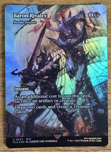 MTG Final Fantasy Through the Ages, Baron Rivalry - Borderless Foil | eBay
