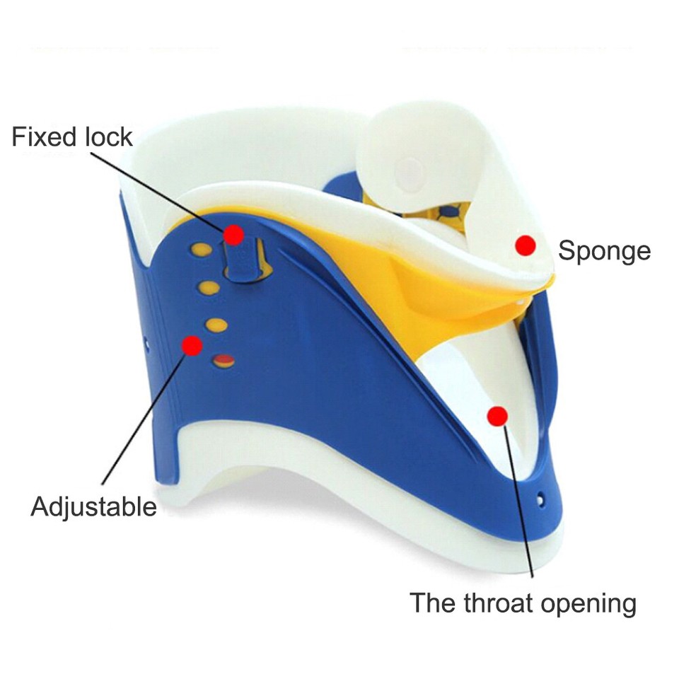Medical Neck Collar Cervical Traction Device Support Brace Adjustable ...