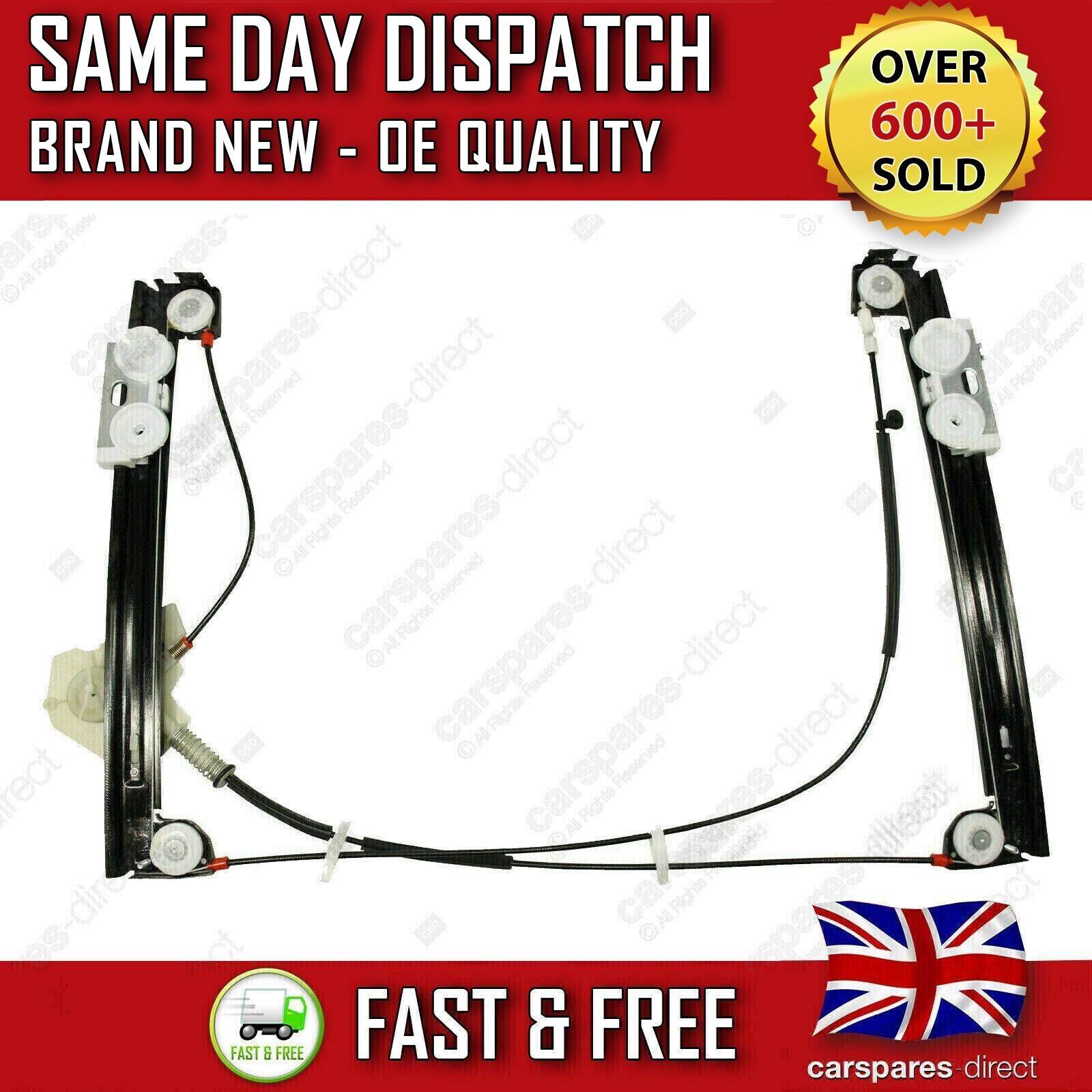 FRONT RIGHT WINDOW REGULATOR MINI ONE COOPER R50 R52 R53 01>06 ELECTRIC ...