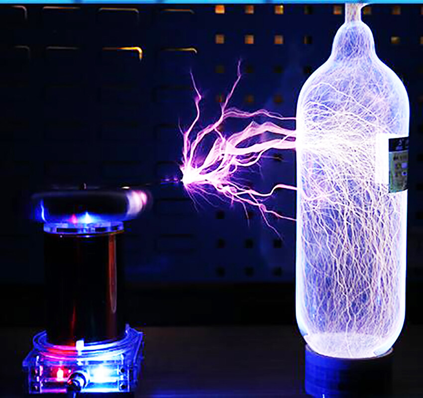 DIY music Tesla coil SSTC high frequency generator ignition lightning ...