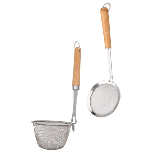 Stainless Steel Colander Food Grade Multi-hole Strainer Noodle Ladle ...