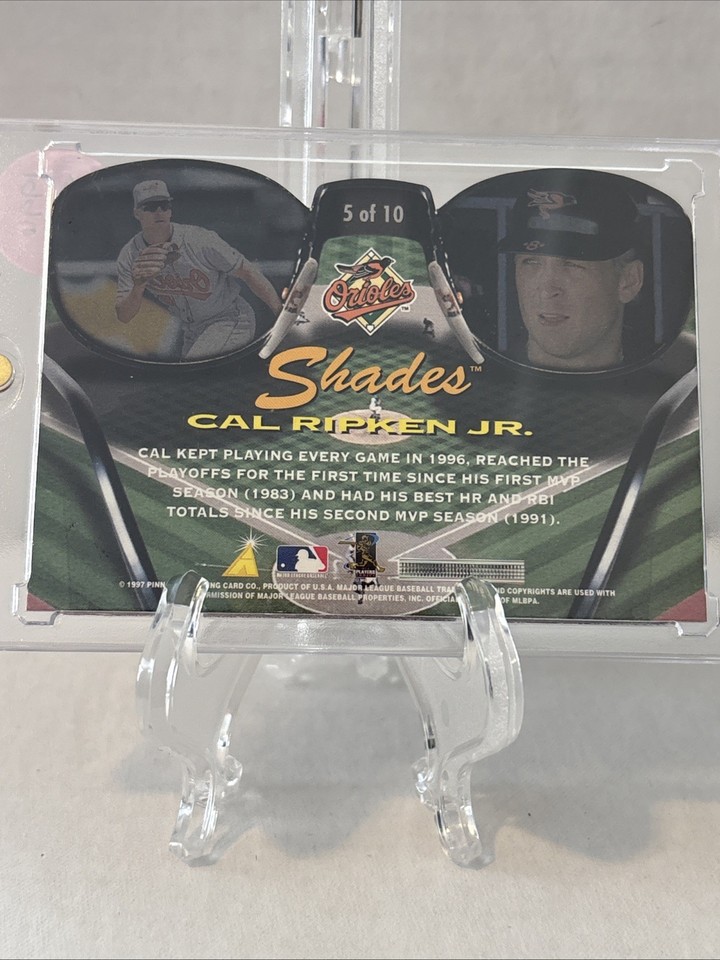 1997 Pinnacle Baseball Cal Ripken Jr. #5 SSP Baltimore Orioles Hall of ...