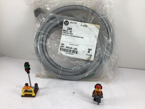 **NEW** ALLEN-BRADLEY #285-BRC25-M3 MALE 90* 3 METER LONG ARMORSTART ...