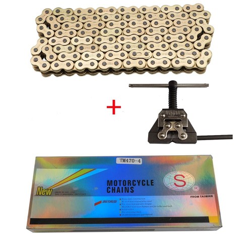 520 V 120L CHAIN 120 LINK O-RING + MASTER LINK + RIVET REMOVER FOR ATV ...