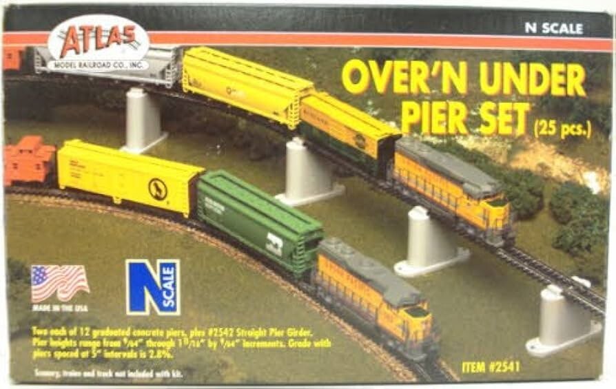Atlas Pier Set - N Scale Model Railroad Pier Set - #2541 | eBay
